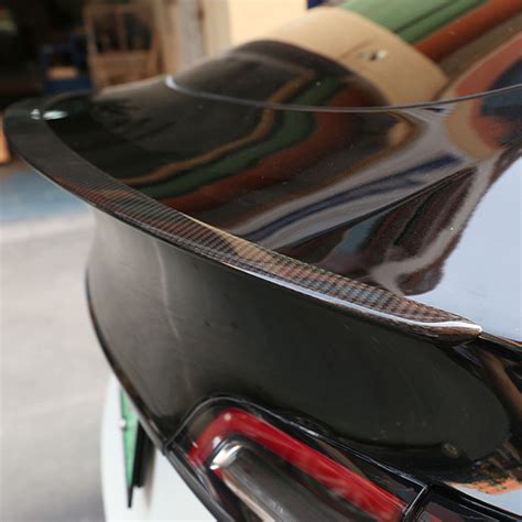 Carbon Fiber Tesla Spoiler Model Y 3 Real Carbon Fiber Spoiler Wing
