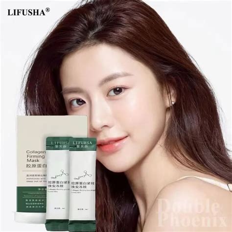 20pcs/inbox original lifusha Collagen Firming Sleeping Facial Mask ...