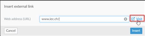 Add External Links ISO Helpdesk Knowledge Base