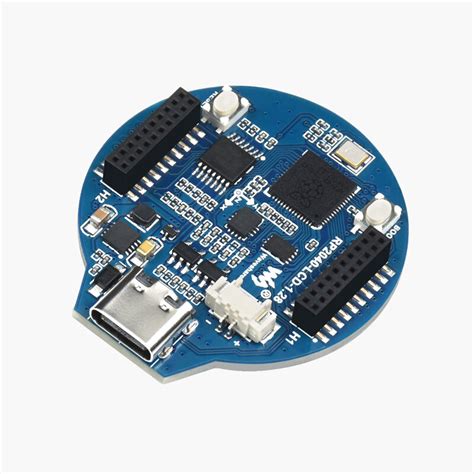 라즈베리 파이 Pico Rp2040 개발 보드 온보드 128 인치 원형 Lcd 디스플레이 화면 가속도계 자이로스코프 센서 컴퓨터 구성요소