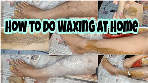 How To Do Waxing At Homewaxing At Home With Sugar Wax Waxing With