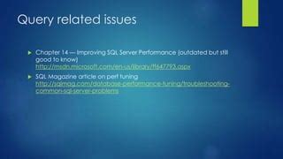 Common Sql Performance Issues Ppt