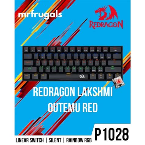 Redragon Lakshmi K606R Mechanical Keyboard | Lazada PH