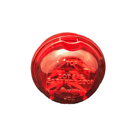 2 In Round Led Red Marker Clearance Light Tl 30375r Iloca