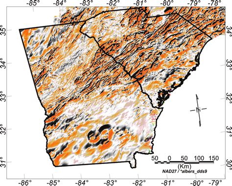 Rtp Map With 125° Directional Filter Over Georgia And South Carolina Download Scientific Diagram