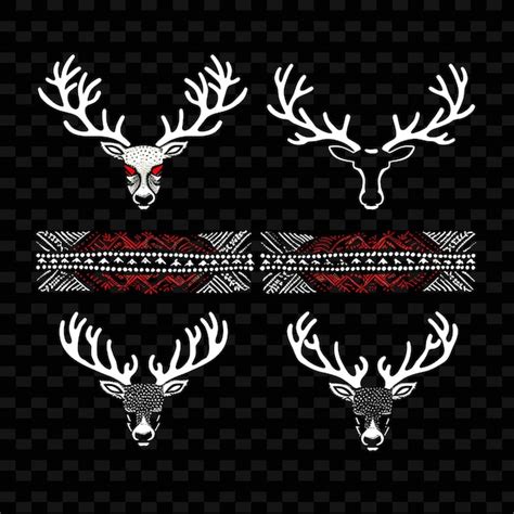 Premium Psd A Poster Of Deer Head With A Banner That Says Quot Deer Quot