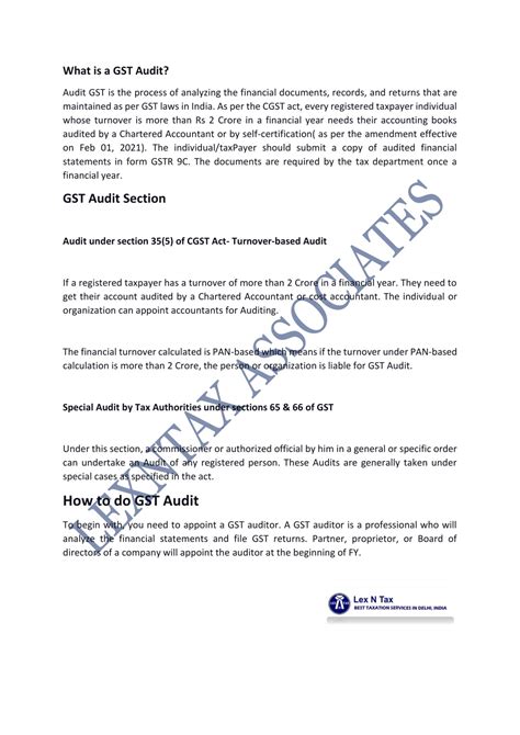 PPT GST Audit PowerPoint Presentation Free Download ID 11797659