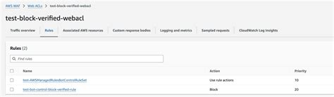 aws waf のbot control で検証済みbotをブロックする developersio