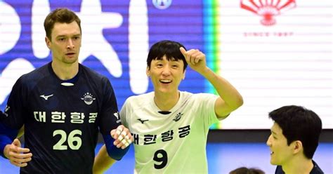 대한항공 곽승석 2경기 연속 리베로 출전후위서 좋은 역할