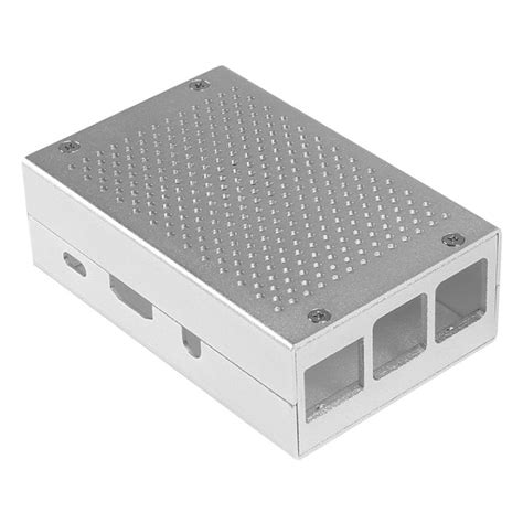 Raspberry Pi 3เคส เคสอะลูมิเนียมสีเงินสีเขียวกรอบสีดำกล่องโลหะ Rpi 3
