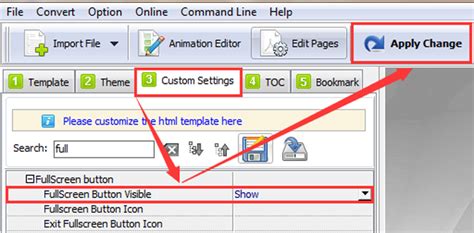 how to activate the fullscreen feature on ie browser fliphtml5 help