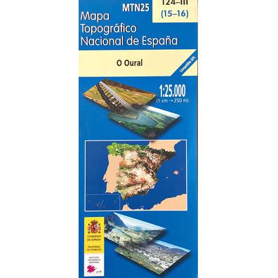 Mapa O Oural 124 III Escala 1 25 000 IGN Peregrinoteca