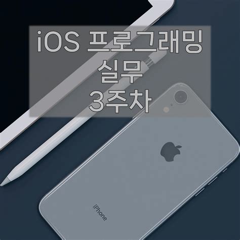 Ios Ios 프로그래밍 실무 3주차 정리 — Lucifers Dev Journey