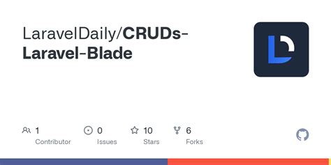 GitHub LaravelDaily CRUDs Laravel Blade