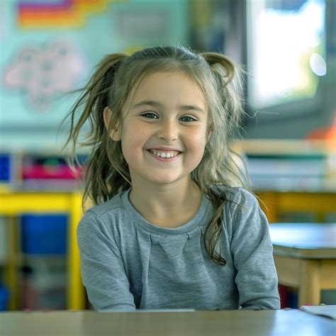 58000 Girl Sitting Classroom Pictures