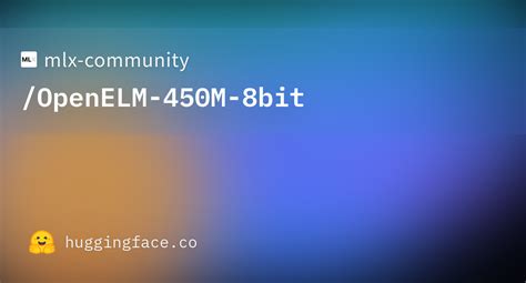 Mlx Community OpenELM M Bit At Main