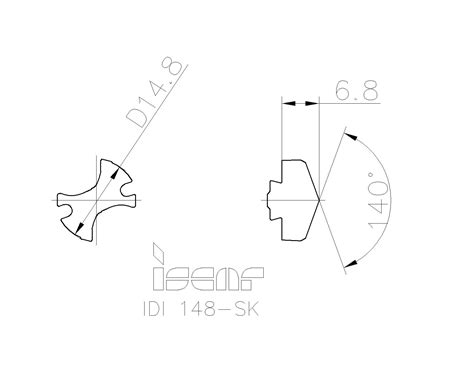 Iscar Cutting Tools Metal Working Tools Idi Sk 5505464 Idi 148 Sk