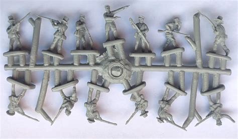 Strelets M161 Us Volunteers Seminole Wars 172 Scale Model