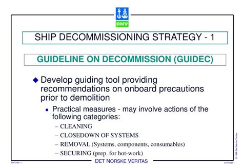 Ppt Ship Decommissioning Strategy 1 Powerpoint Presentation Free