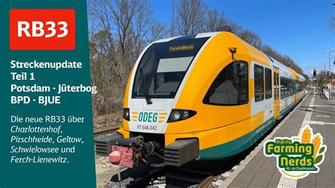 027 Führerstandsmitfahrt Streckenupdate RB33 Teil 1 Potsdam