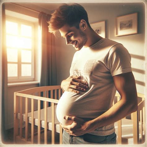 Expectant Joy Heartwarming Pregnancy Journey In Sunlit Nursery Ai