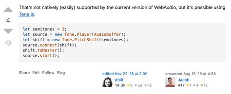 How To Use Tone Js To Preserve Audio S Pitch When Changing Its