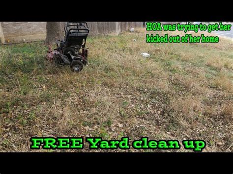This Elderly Woman Had No Money To Pay For A Lawn Care And Hoa Is