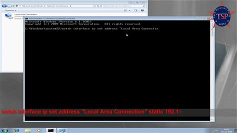 Configure Ip Address Using Cmd Youtube