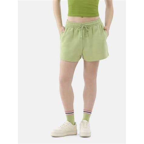 No Boundaries Fleece Sweat Shorts Inseam 3” Womens