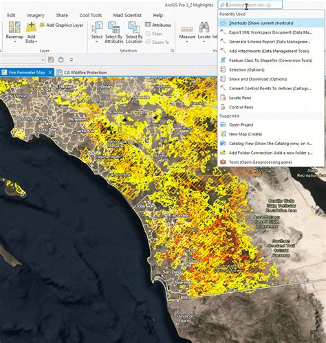 Contextual Keyboard Shortcuts In ArcGIS Pro 3 2