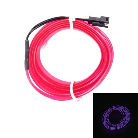 ไฟ Led Strip อ่อนยืดหยุ่น 1m สำหรับตกแต่งรถยนต์ แสงสีม่วง
