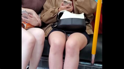 Couple Asian Women Teasing You On Train Couple Asian Women Teasing You On Train