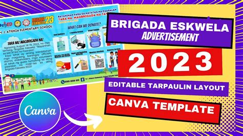 Brigada Eskwela Tarpaulin 2022
