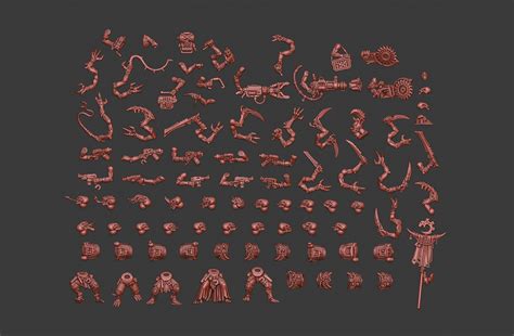 3d File Scanned Infested Crossbreeds Sci Fi Miniature 🛰 ・model To