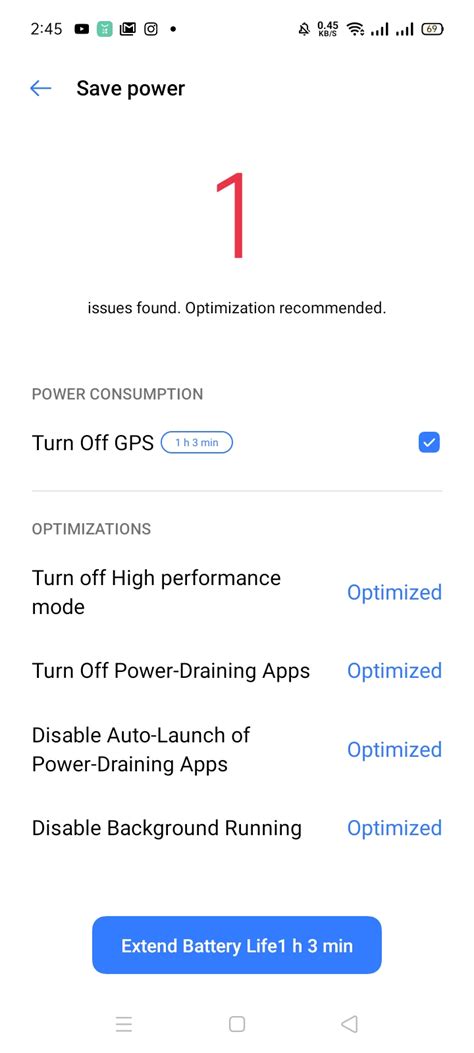 Power Saving Mode Techarena