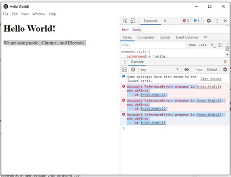 Cannot Get Basic App In Quick Start Guide To Work Process Is Not