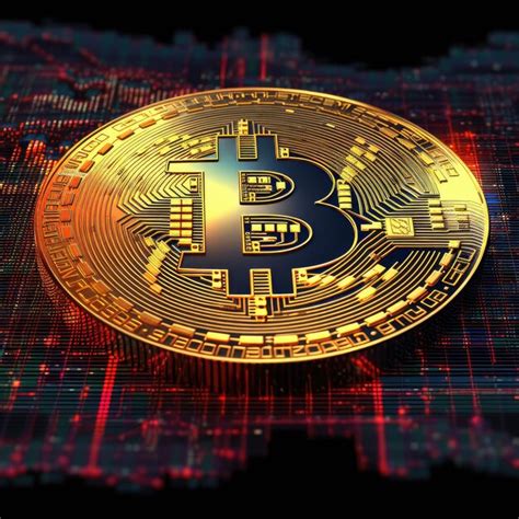 Premium Ai Image Golden Bitcoin Material