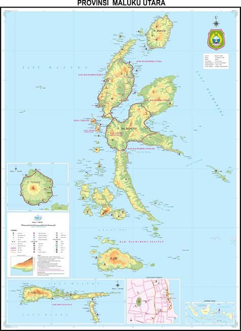 Peta Provinsi Maluku Utara Riset