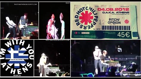 Red Hot Chili Peppers 2012 09 04 Olympic Athletic Center Of Athens