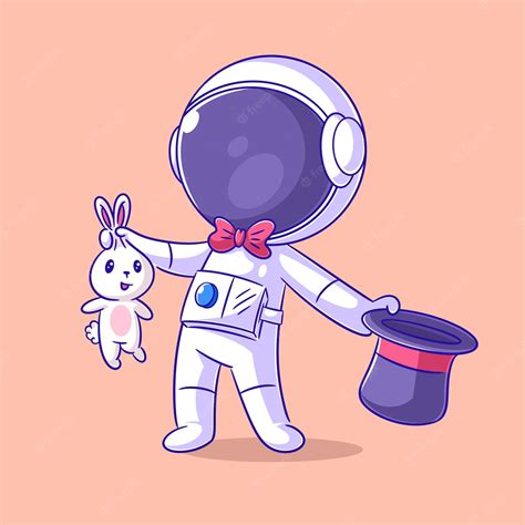 Premium Vector Astronauts Are Becoming Great Magicians