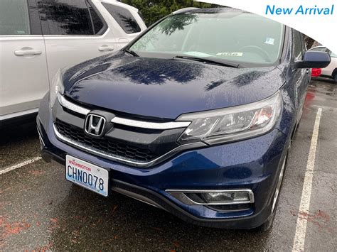 Certified Pre Owned 2016 Honda Cr V Ex L 4d Sport Utility In Kirkland