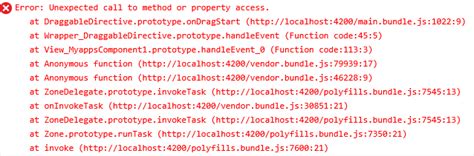 Internet Explorer Angular 2 Directive Unexpected Call To Method Or