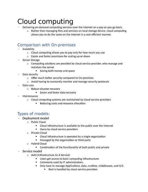 Cloud Computing Group Project Cloud Computing Delivering On
