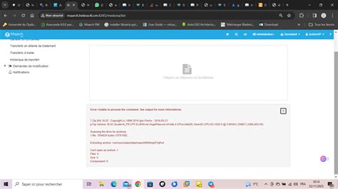 Bonjour Je Parviens Pas A Televerser Un Document Depuis Le Conteneur
