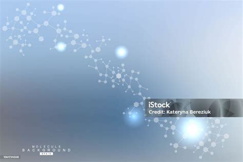 기하학적 추상 배경 연결된 라인 및 점입니다 분자 구조 및 통신 디자인에 대 한 과학적인 개념입니다 의료 기술 과학 배경입니다 벡터 일러스트 레이 션 가상현실에 대한 스톡