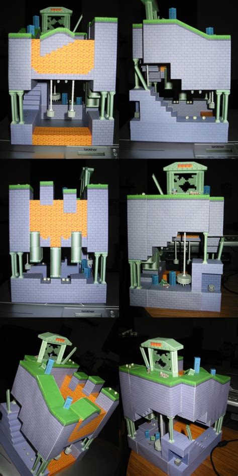 Marble Zone Papercraft Sprite Stitch