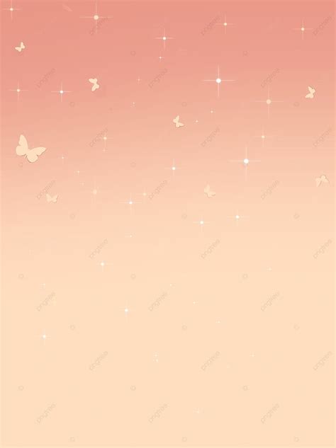 Butterfly Element Pink Small Fresh Dreamy Gradient Background Wallpaper