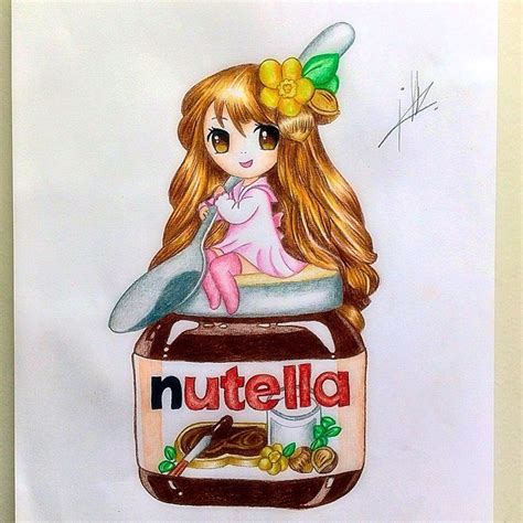 How To Draw A Kawaii Nutella Step By Step