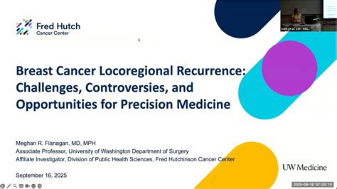 Breast Cancer Locoregional Recurrence By Dr Meghan Flanagan Youtube