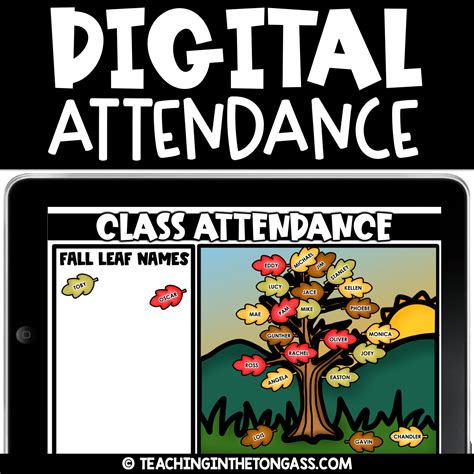 Digital Attendance Slides For The Year Spring Summer Fall Winter